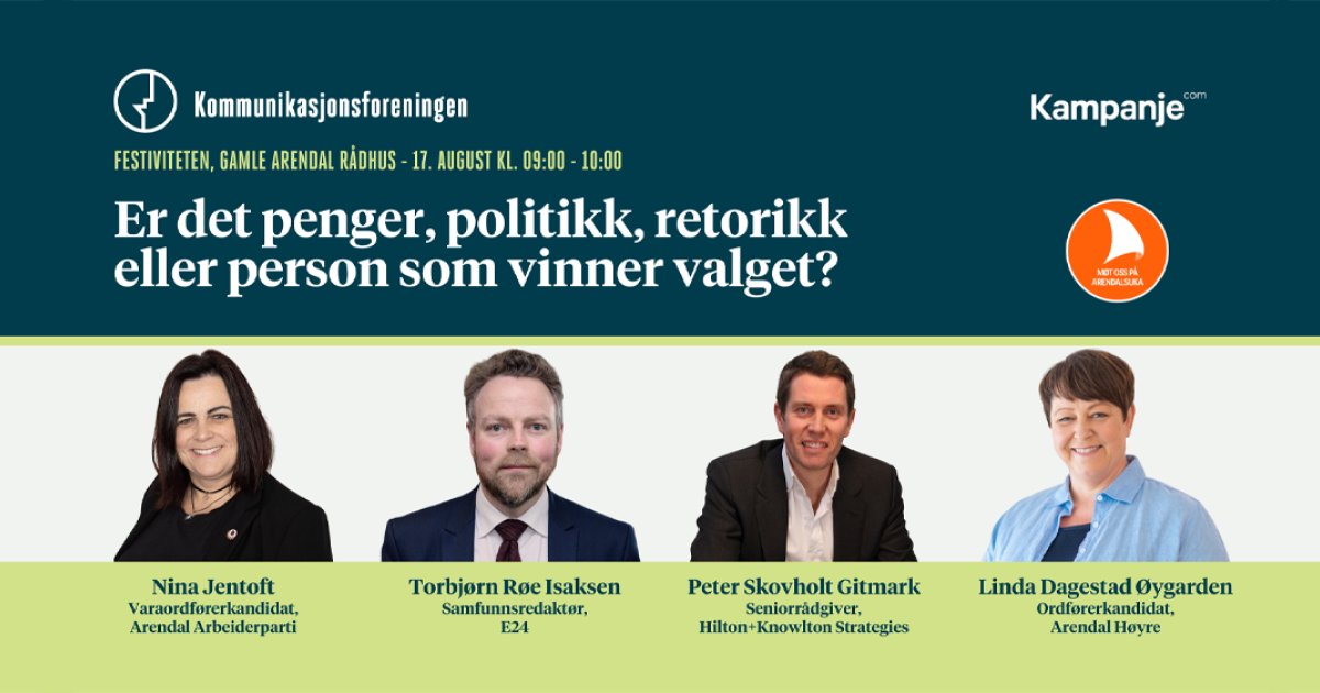 Er det penger, politikk, retorikk eller person som vinner valget ...